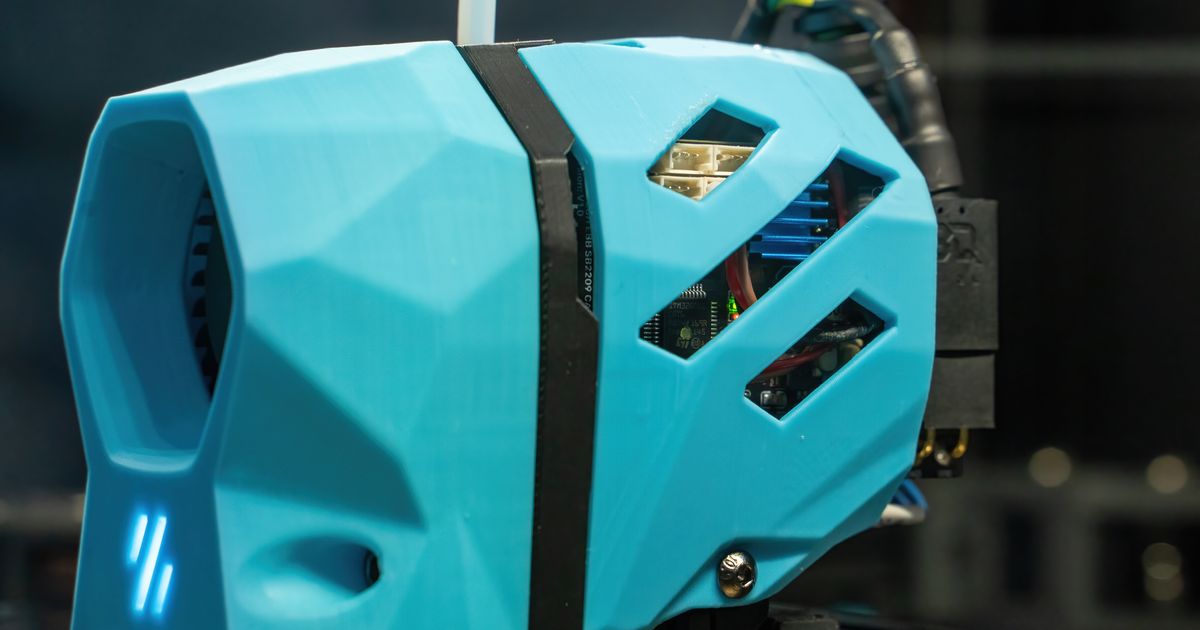 Stealthburner Door Cover with Voron Logo for CAN / EBB by F0erster ...