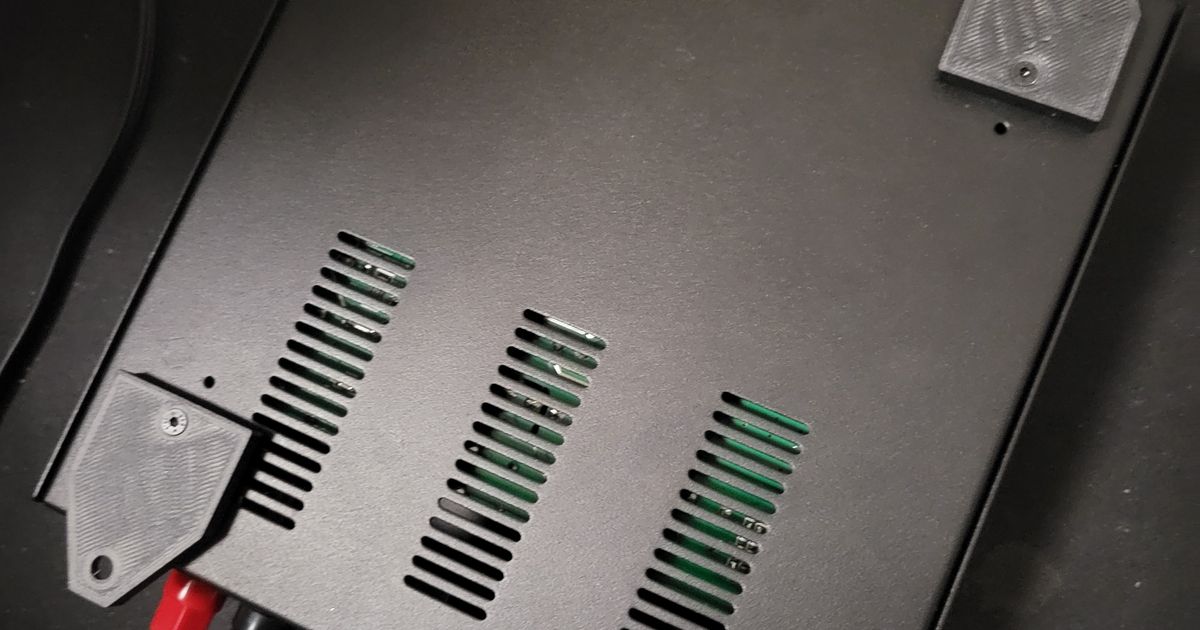 Buttkicker Amp Mounting Feet for Sim Rig by D | Download free STL model ...