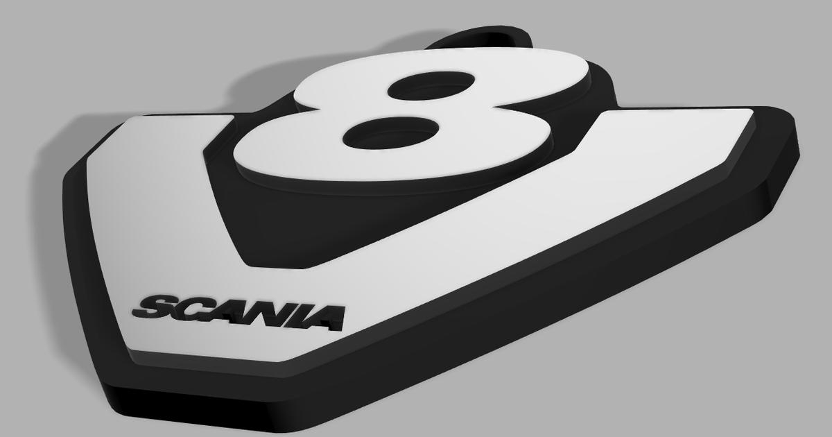 Scania Key by RubenGuti | Download free STL model | Printables.com