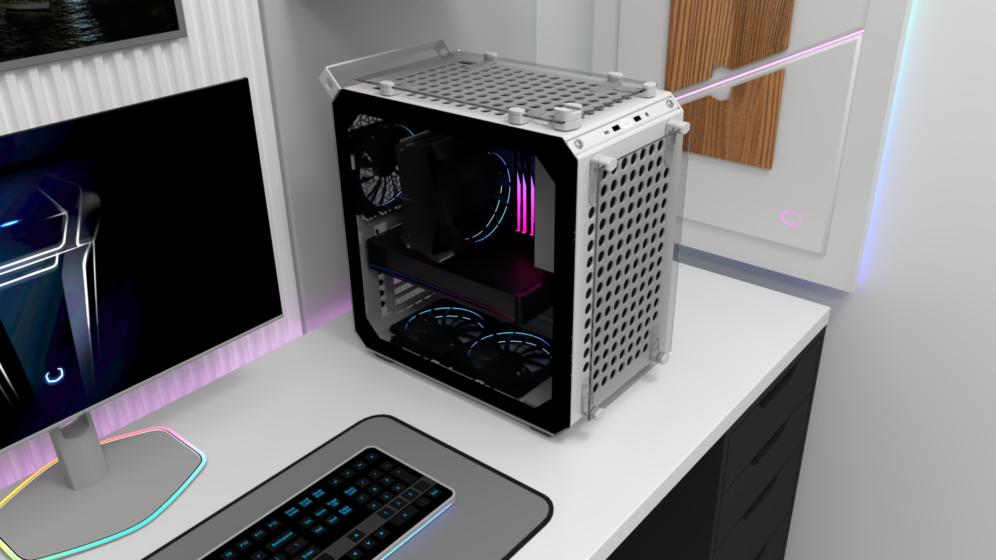 Cooler Master Qube 500 multifunctional set of brackets by Alexb ...