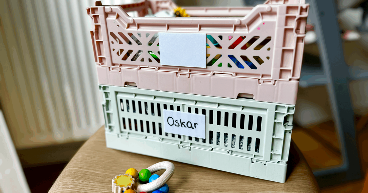 Label for Hay Crate S Foldable Box by Zamahra | Download free STL model ...