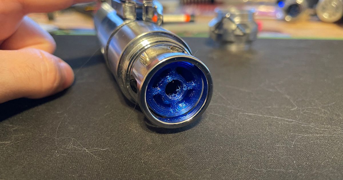 Luke LS6 V2 Lightsaber Chassis by Avian Armory | Download free STL ...