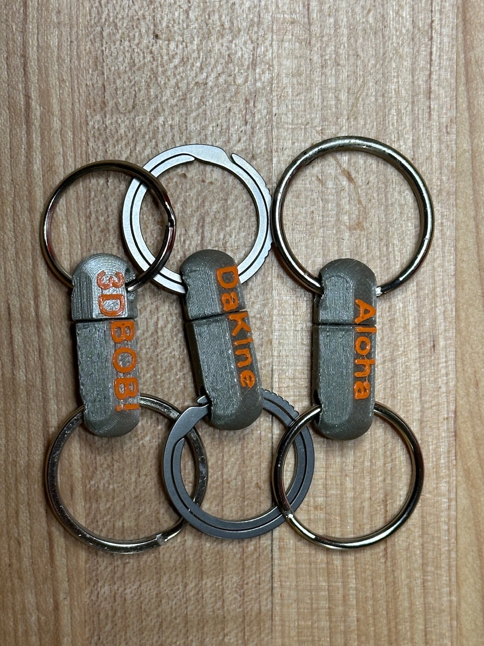 Personalizable Keychain Swivel Print-in-Place by 3DBob | Download free ...