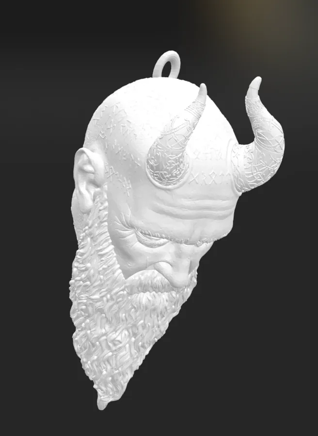 Mímir Keychain by Artem | Download free STL model | Printables.com
