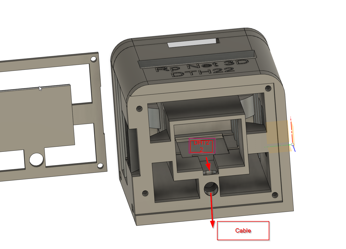 DHT22 Outdoor case von Dolmaster | Kostenloses STL-Modell herunterladen ...
