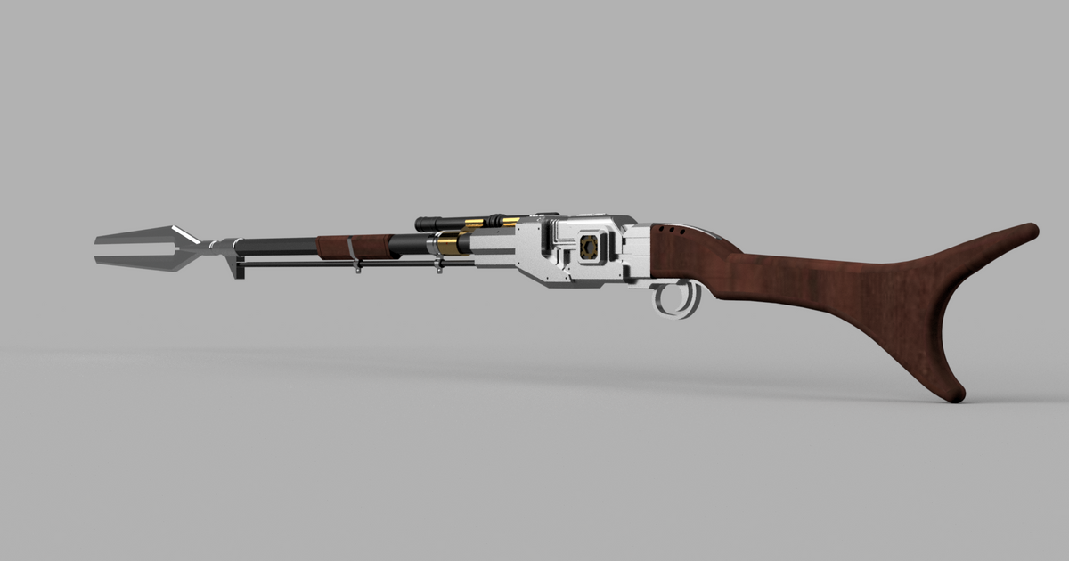 The Mandalorian Amban Pulse Rifle by Andrew Williams | Download free ...
