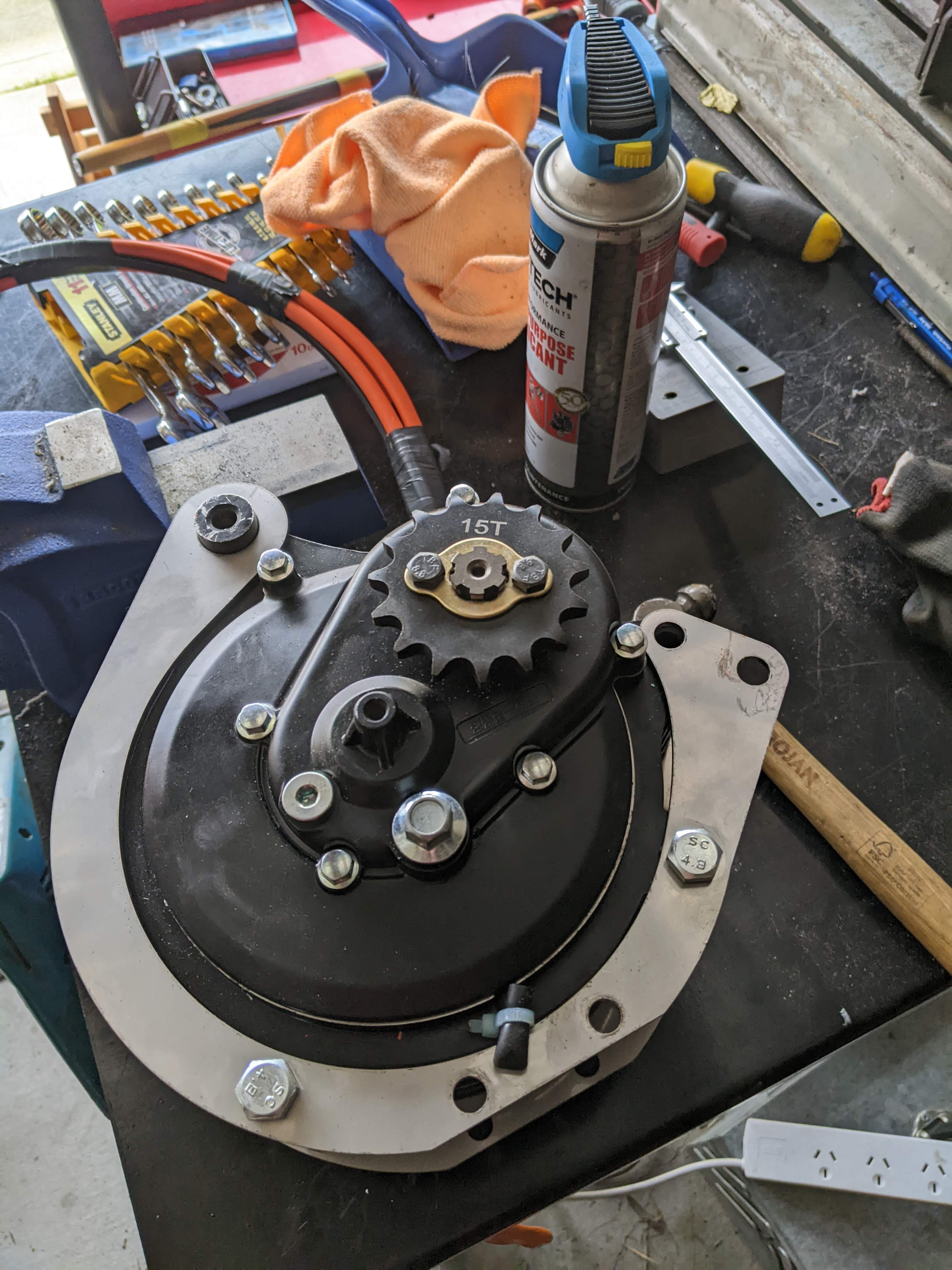 Honda ct110 mid drive E-motor brackets (suits QS138-70H motor) by Mic ...