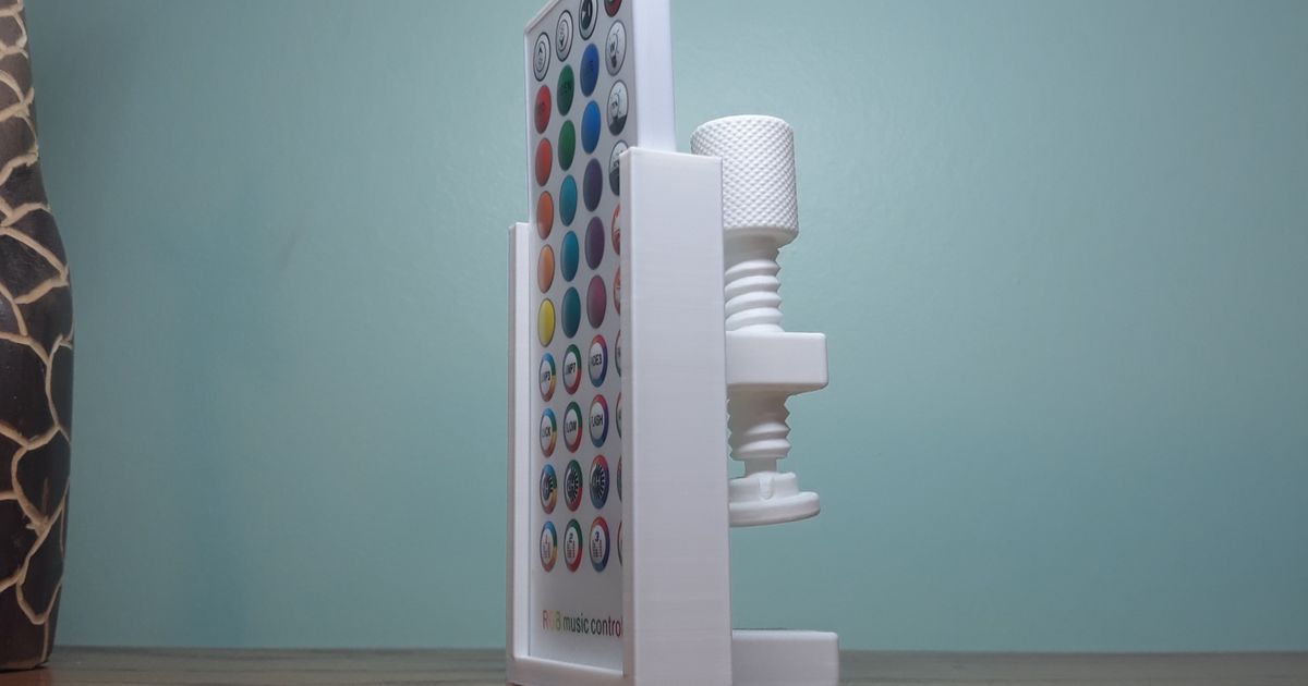 Led light holder with clamp by Design Lab 3d | Download free STL model ...