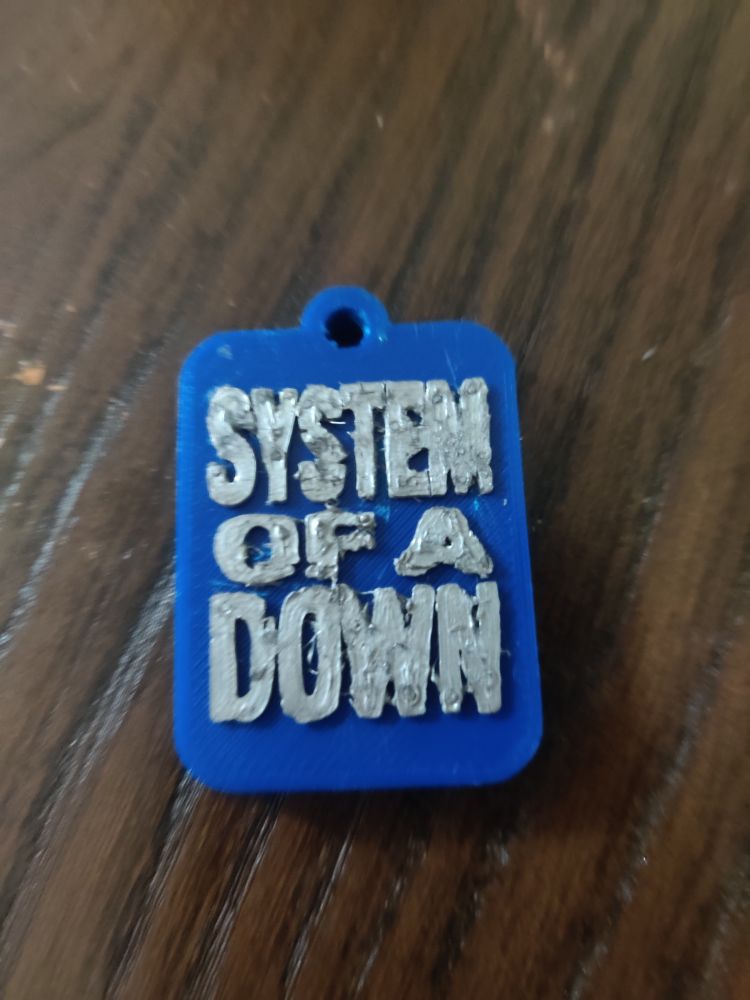 System Of A Down Keychain by marshall rose | Download free STL model ...