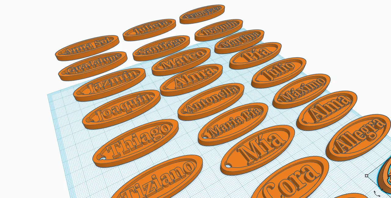 name keychains by José Rojo | Download free STL model | Printables.com