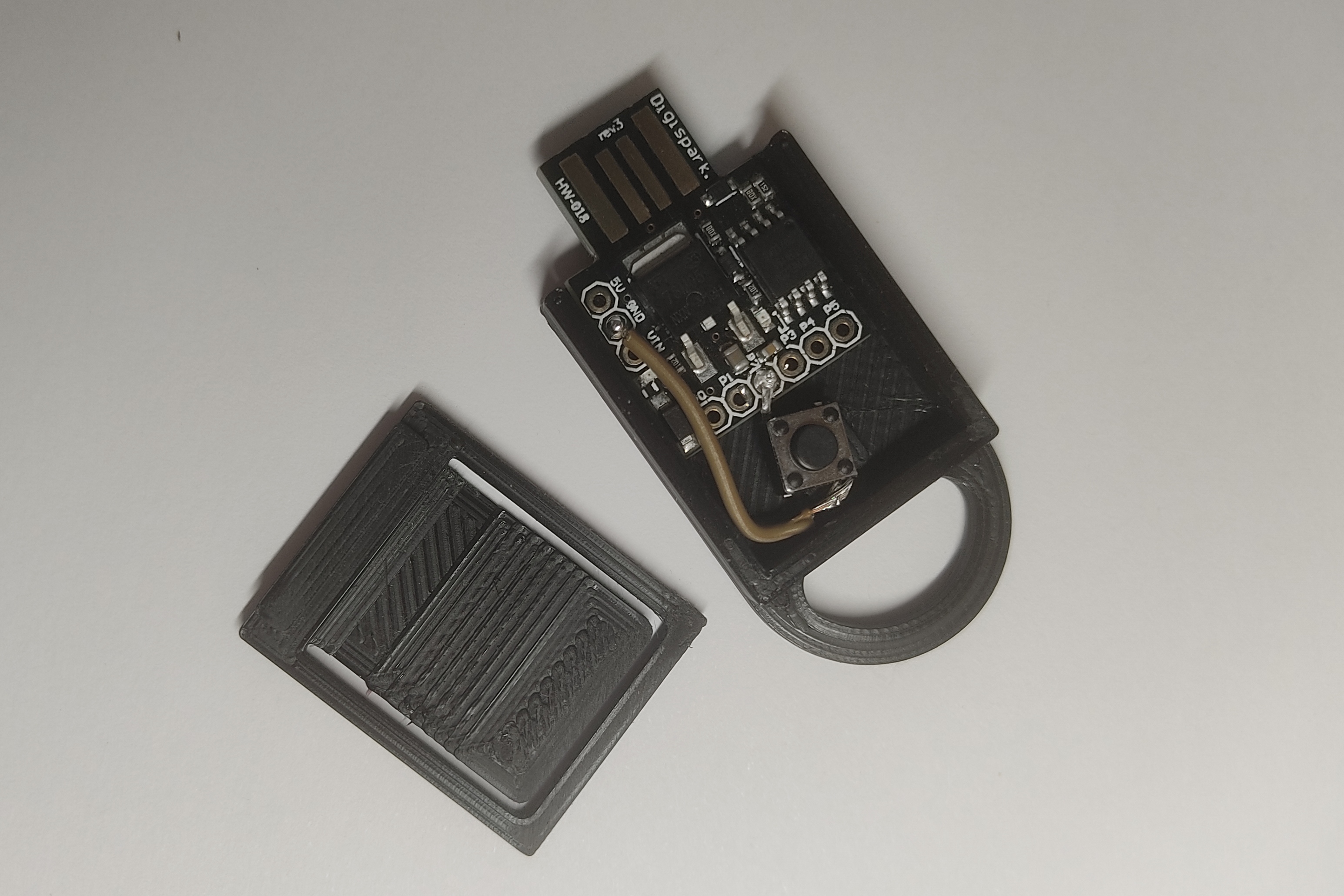 Macro Keychain Programmable By Bliepp Download Free Stl Model