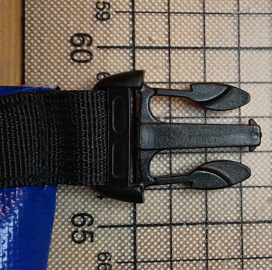 Side-Release Buckle Replacement - Pin & Ladder Lock - 24 mm - with M3 ...