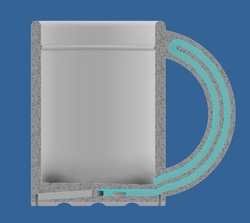 Greedy (pythagorean) cup by Jára | Download free STL model | Printables.com