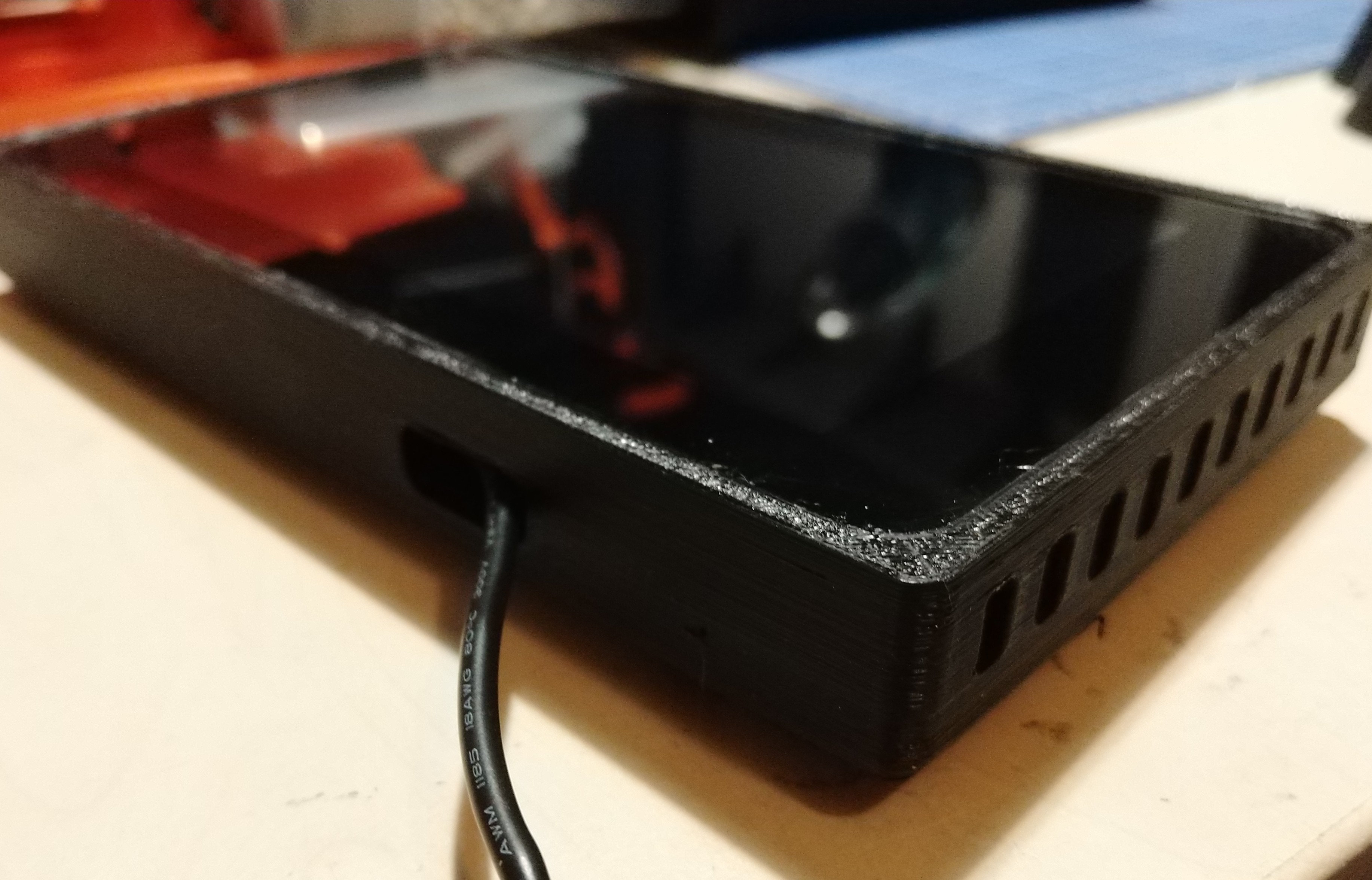 Case for Raspberry Pi 7 inch screen with Pi 2W by Xyphoid Process ...