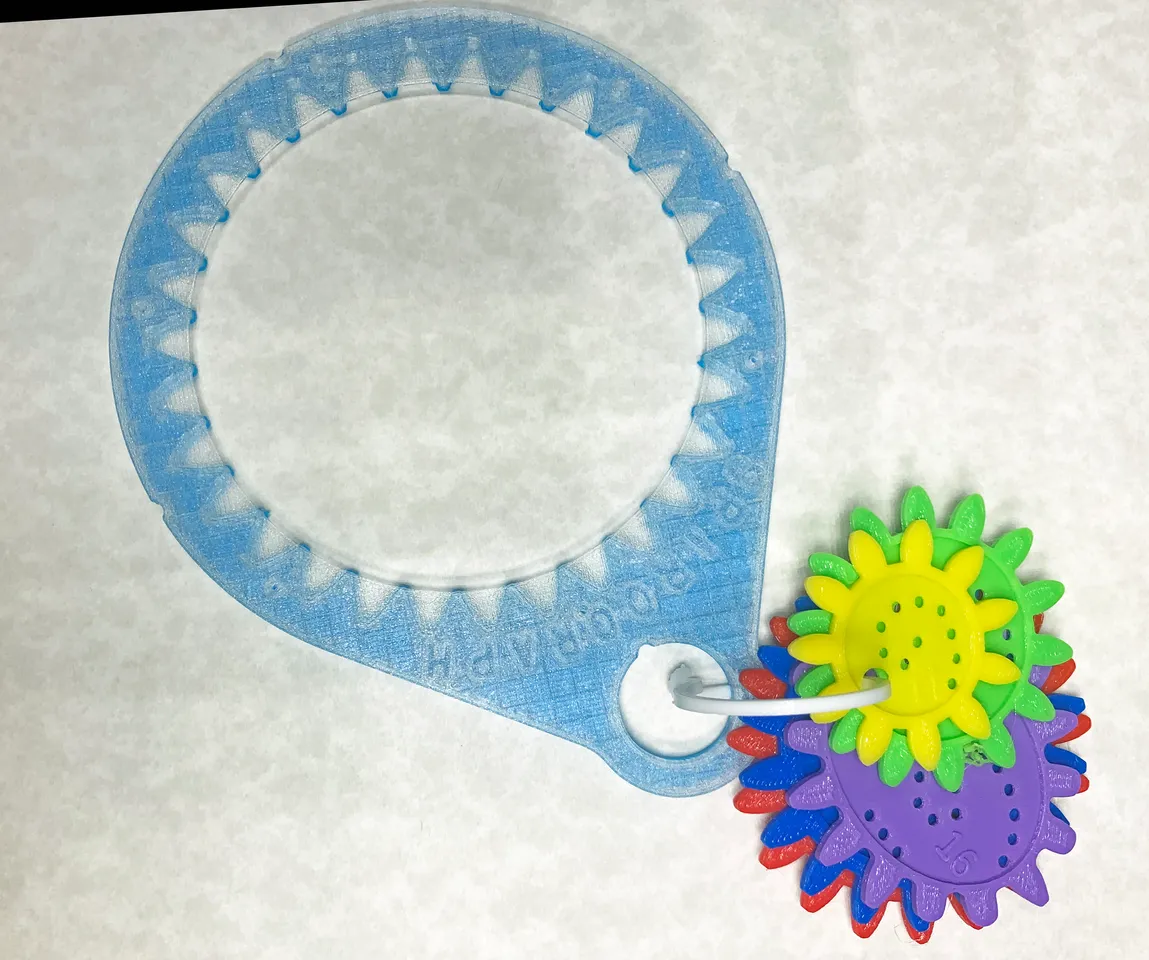 16T oval gear for Spirograph by 3Domas by AlwaysTinkering | Download ...