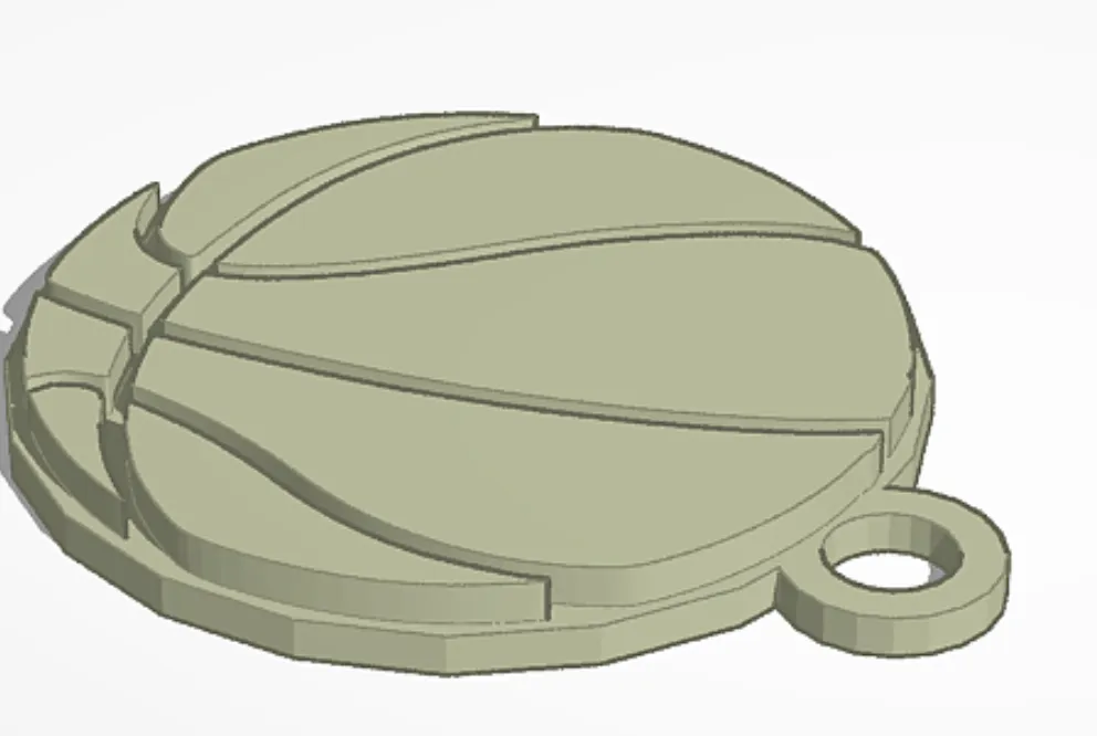 Basketball key chain by the_mad_printer | Download free STL model ...