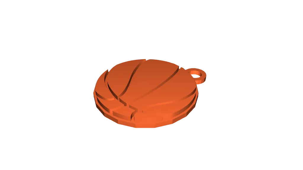 Basketball key chain by the_mad_printer | Download free STL model ...