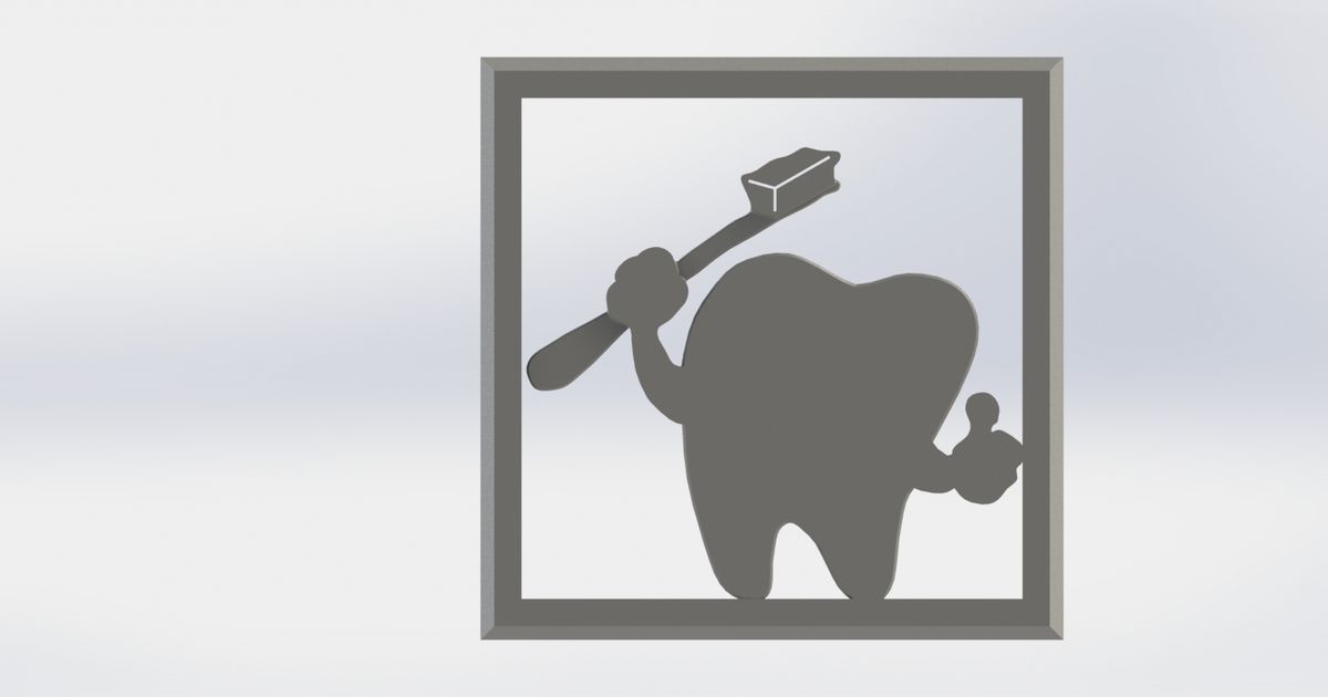 Tooth in frame by Stoq6tiq | Download free STL model | Printables.com