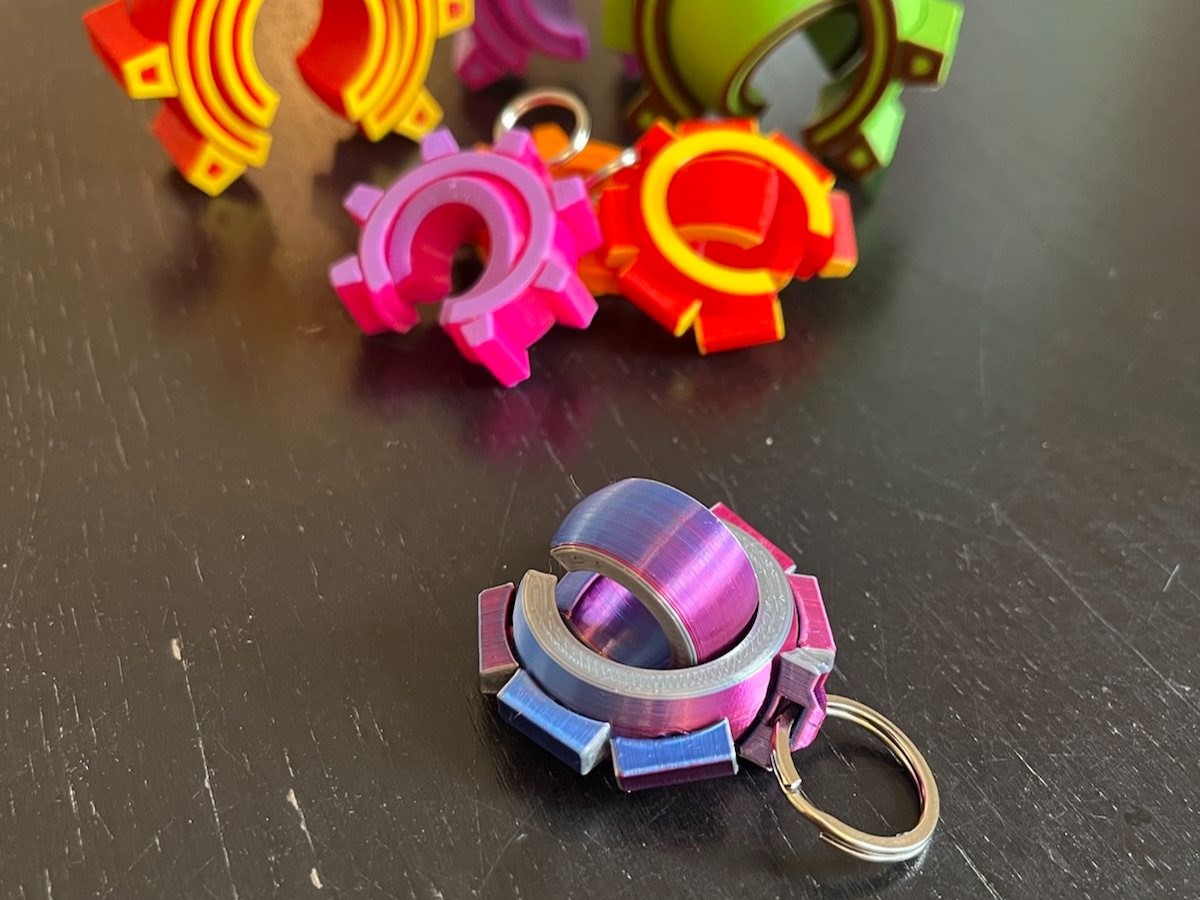 Open Hardware Fidget Key Chain by MichaelKroes | Download free STL ...