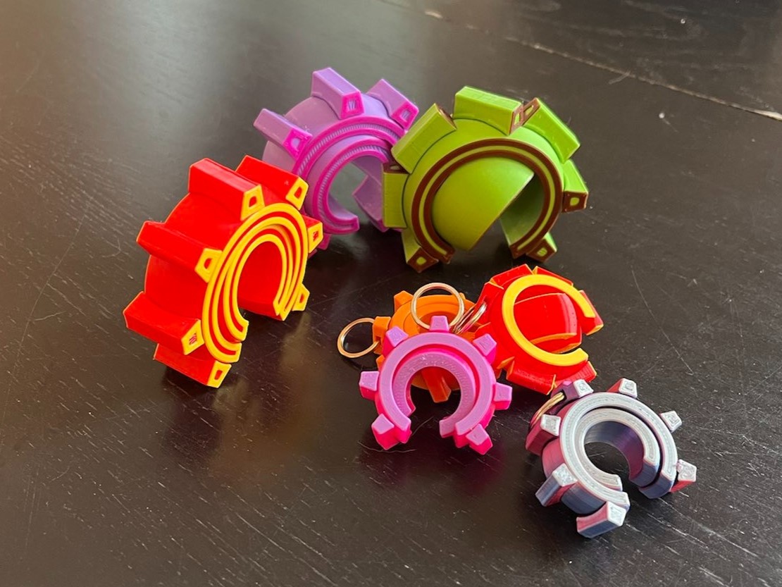 Open Hardware Fidget Key Chain by MichaelKroes | Download free STL ...