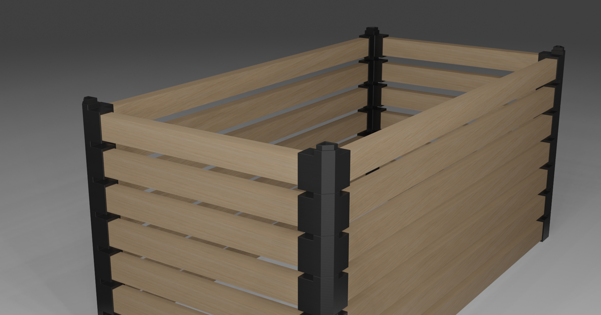 diy stackable frame, composter, cladding ... by RAJ3D | Download free ...