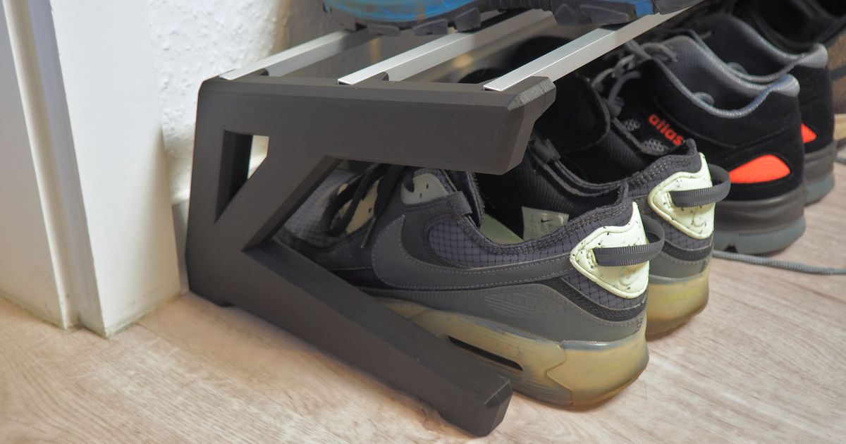 Shoe Rack V2 by Extrutim | Download free STL model | Printables.com
