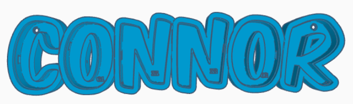 CONNOR LED- Namenslampe (Name lamp) by T-D3SIGN | Download free STL ...