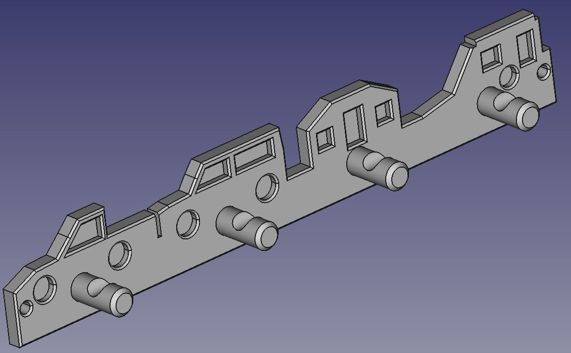 Custom Key Hanger by PieterV3D | Download free STL model | Printables.com