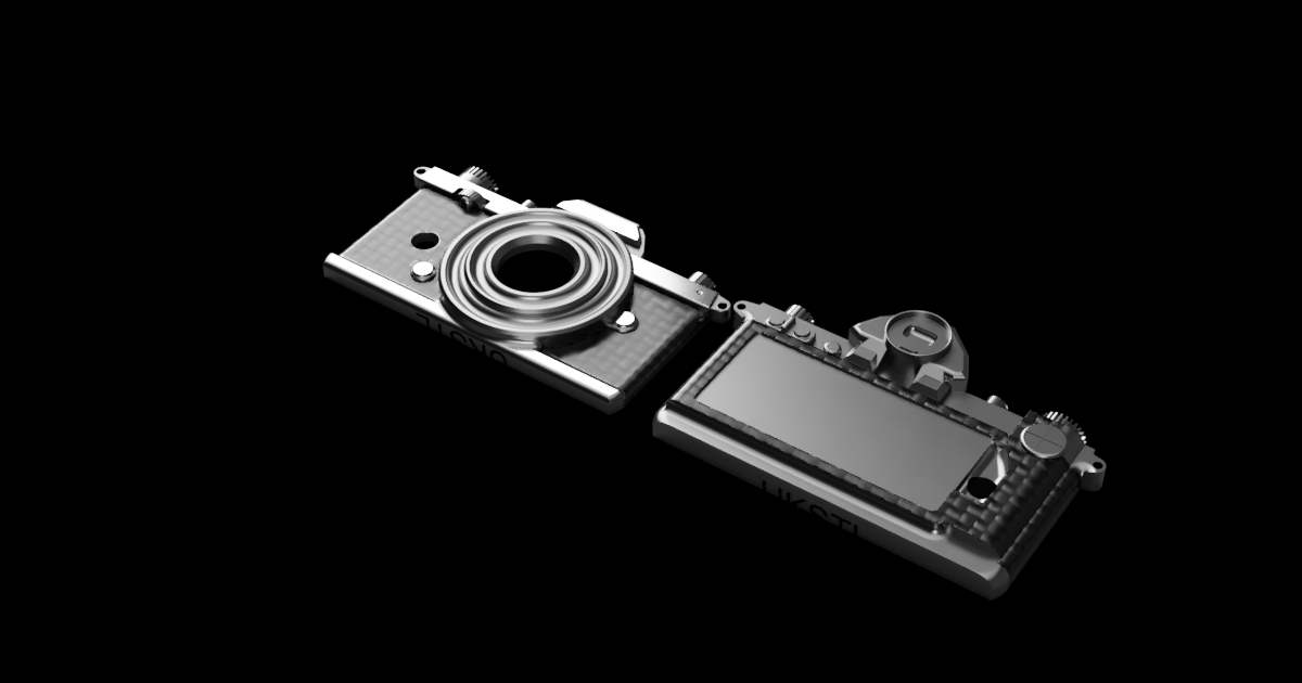 Airtag nikon camera keychain supportless by UKSTL | Download free STL ...