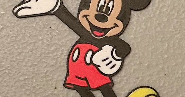 Multicolor Mickey Mouse Magnet by wotfan69 | Download free STL model ...