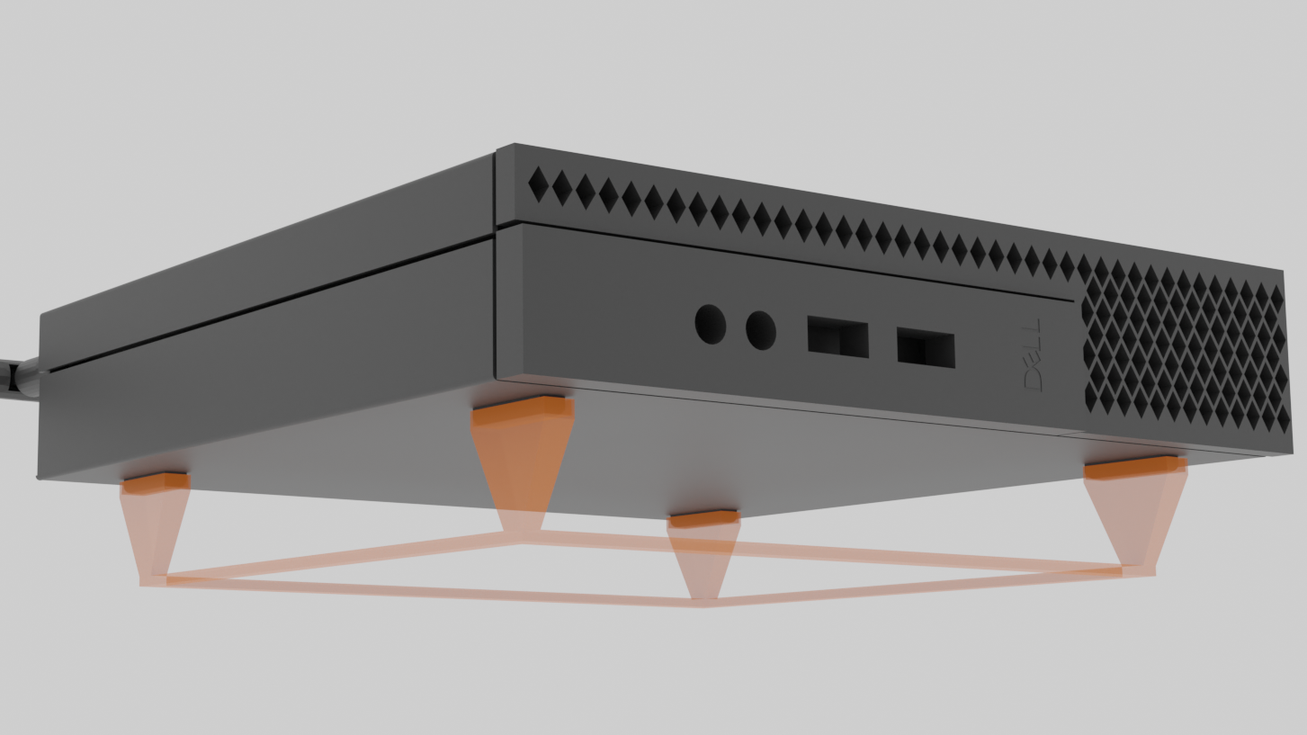 Dell Optiplex Micro Horizontal Stand by clait | Download free STL model ...