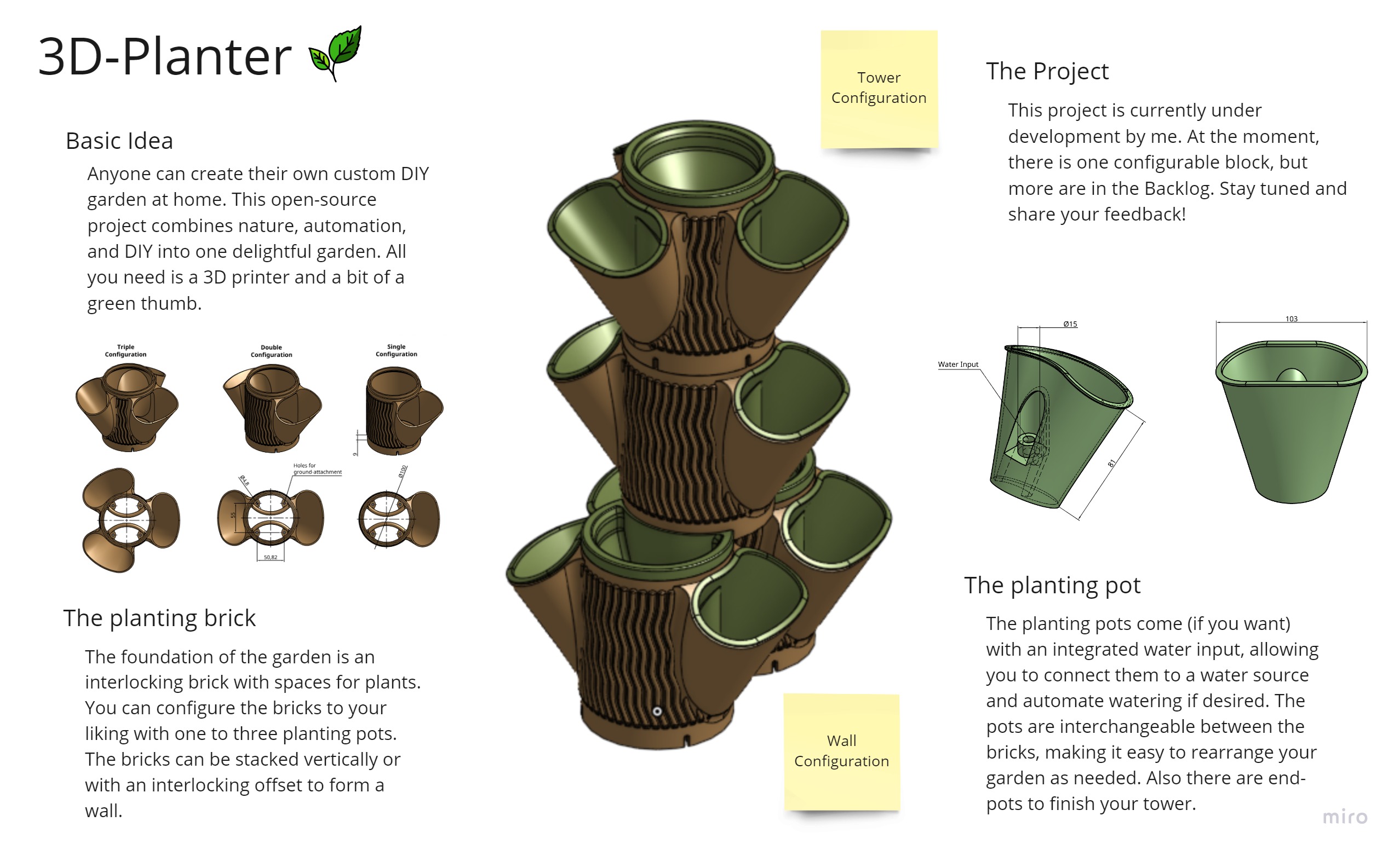3D Planter by DaVinci Design | Download free STL model | Printables.com
