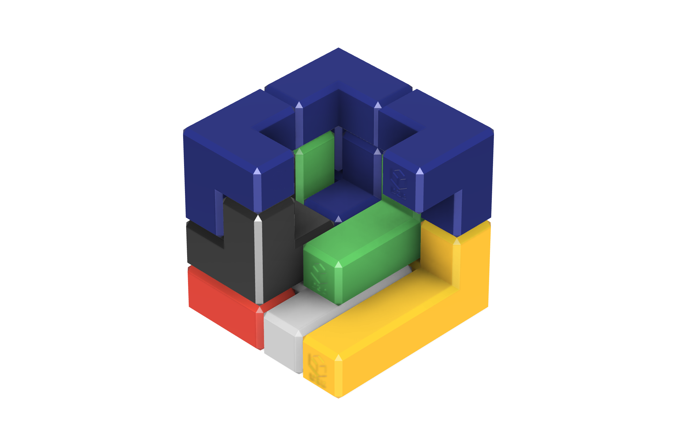 4X4 Assembly Puzzle by Devise3D | Download free STL model | Printables.com