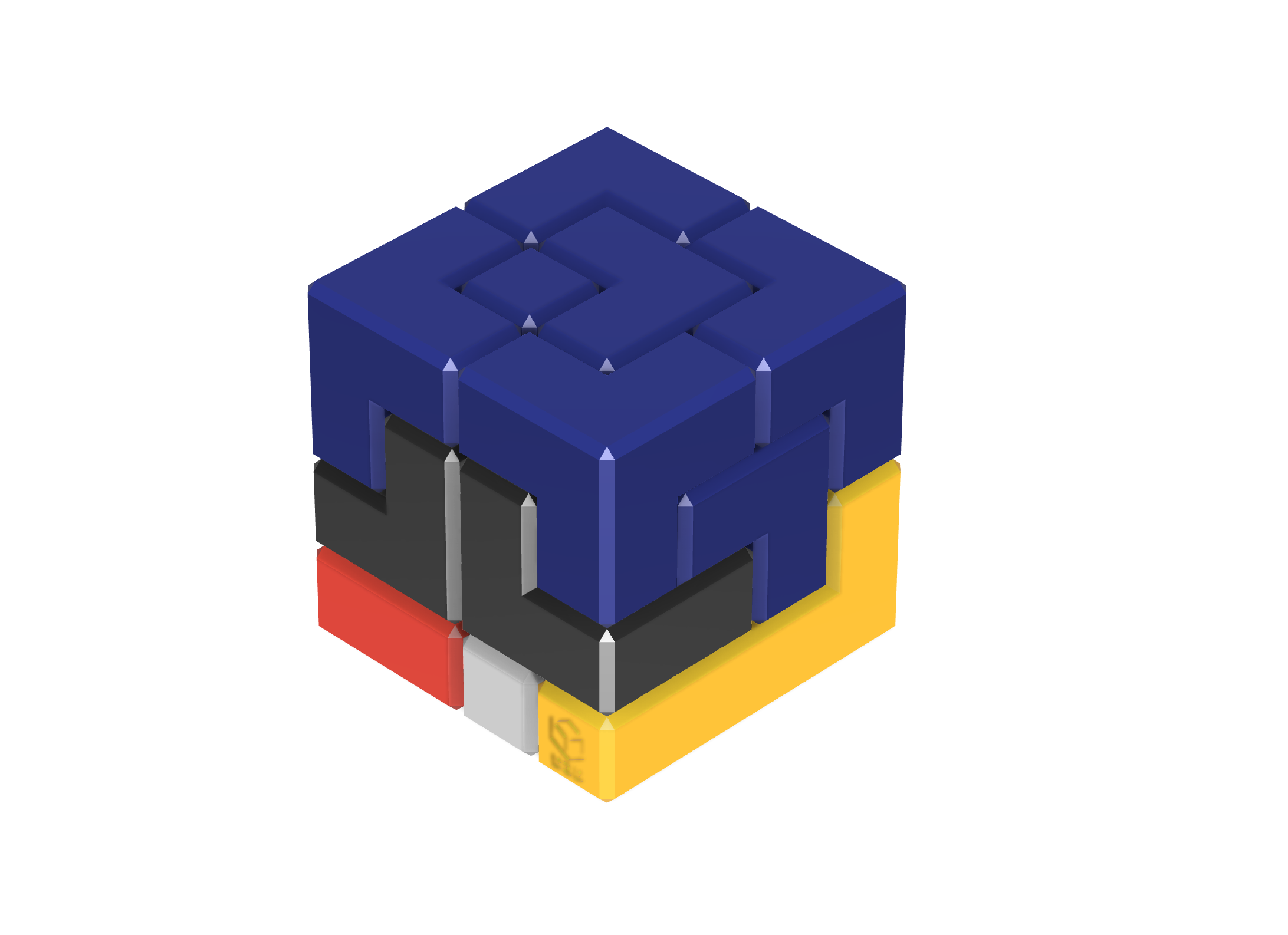 4X4 Assembly Puzzle by Devise3D | Download free STL model | Printables.com