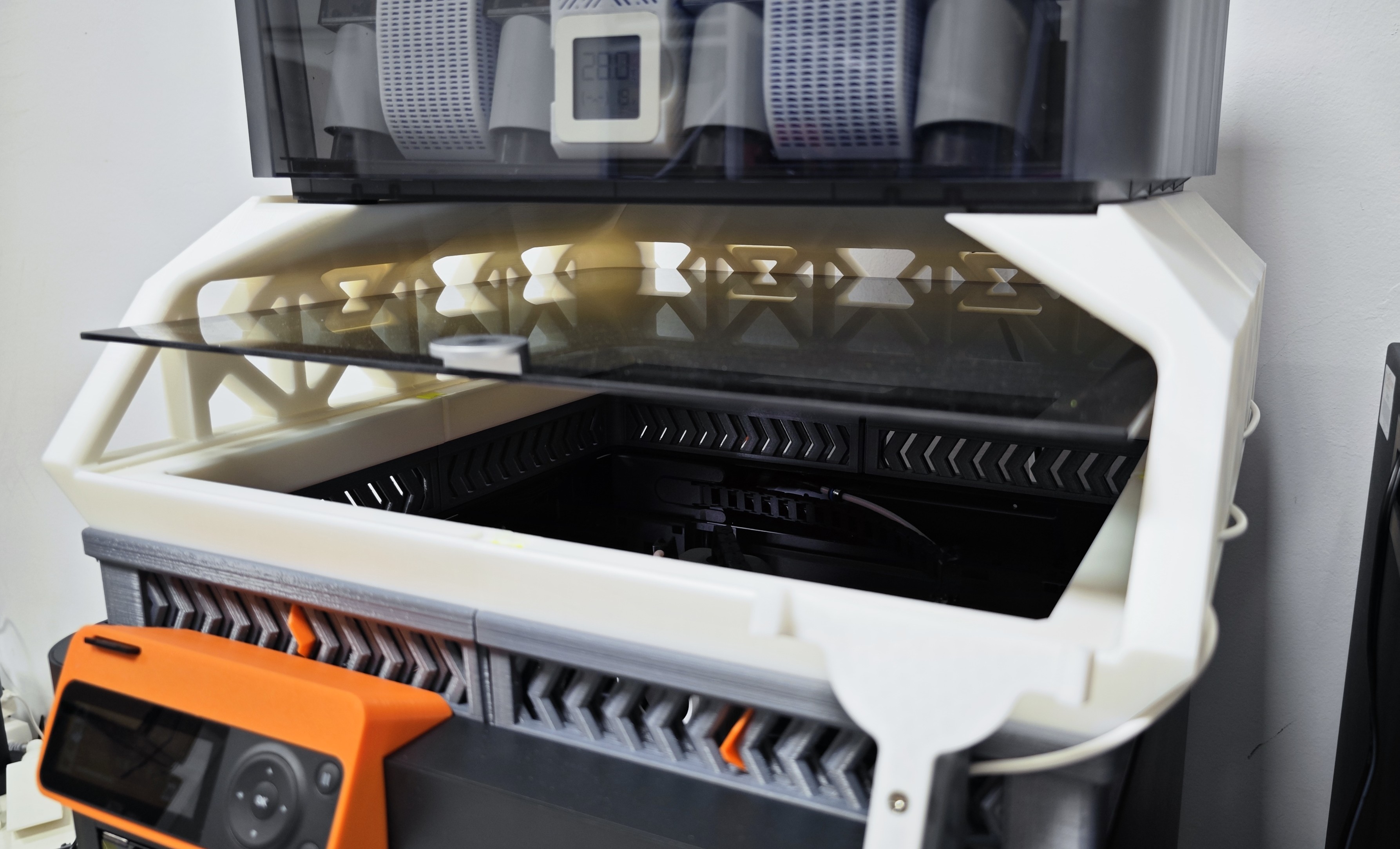 Bambu Lab Ultimate P1P X1-C Riser+AMS Stand Glass cover-plate Stand by ...