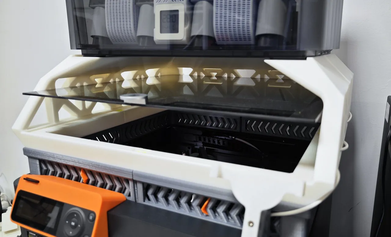 Bambu Lab Ultimate P1P X1-C Riser+AMS Stand Glass cover-plate Stand by ...