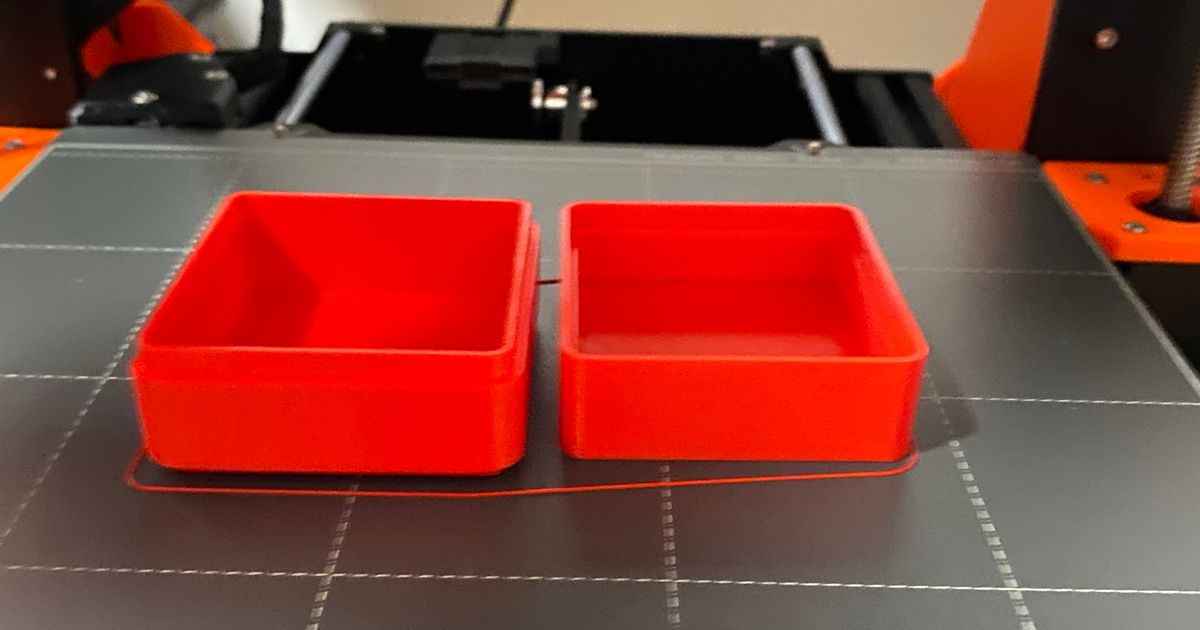 Parametric box with stops by Ivanez91 | Download free STL model ...