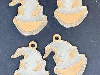 Oogie Boogie from Nightmare Before Christmas Key Chain/Earring by Psi ...