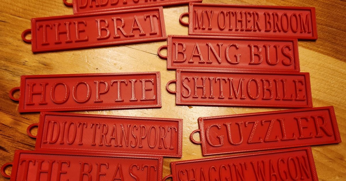 Key Labels by Sho Bizz | Download free STL model | Printables.com