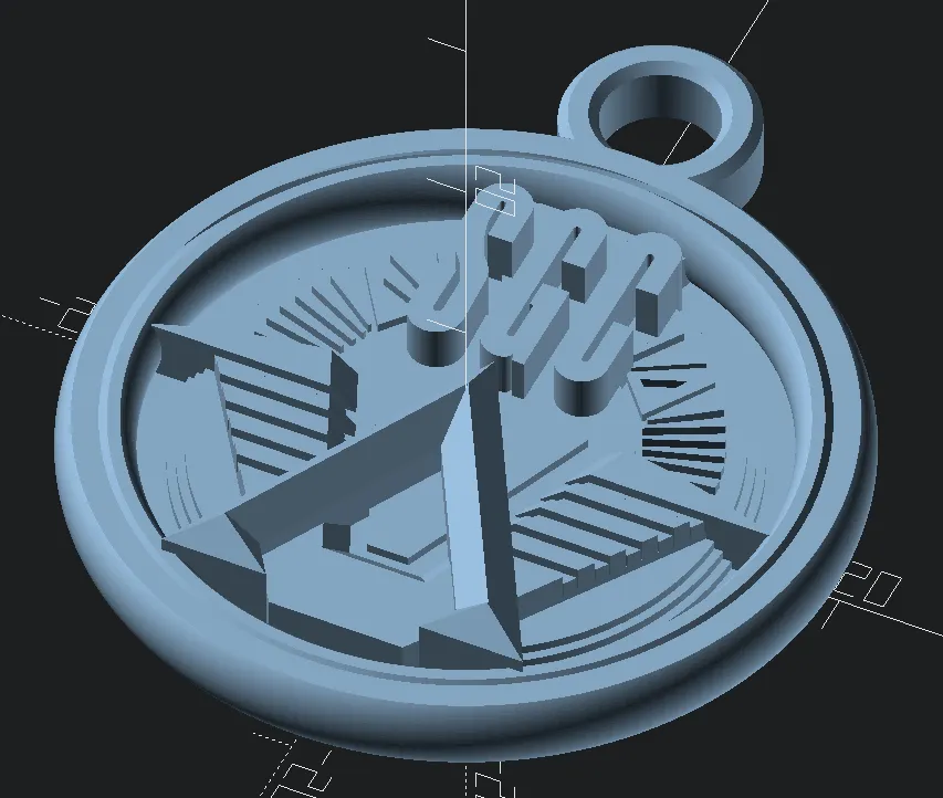 Customizable print-in-place spinning keychain by Mendei Árpád ...