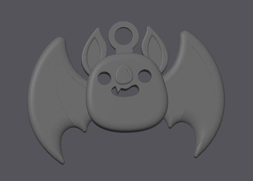 Halloween Bat Keychain Bigger with Holes by Tommy Meehan | Download ...