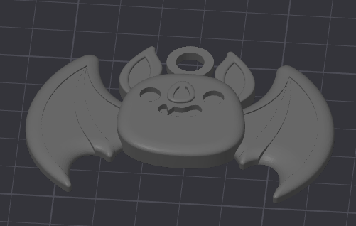 Halloween Bat Keychain Bigger with Holes by Tommy Meehan | Download ...
