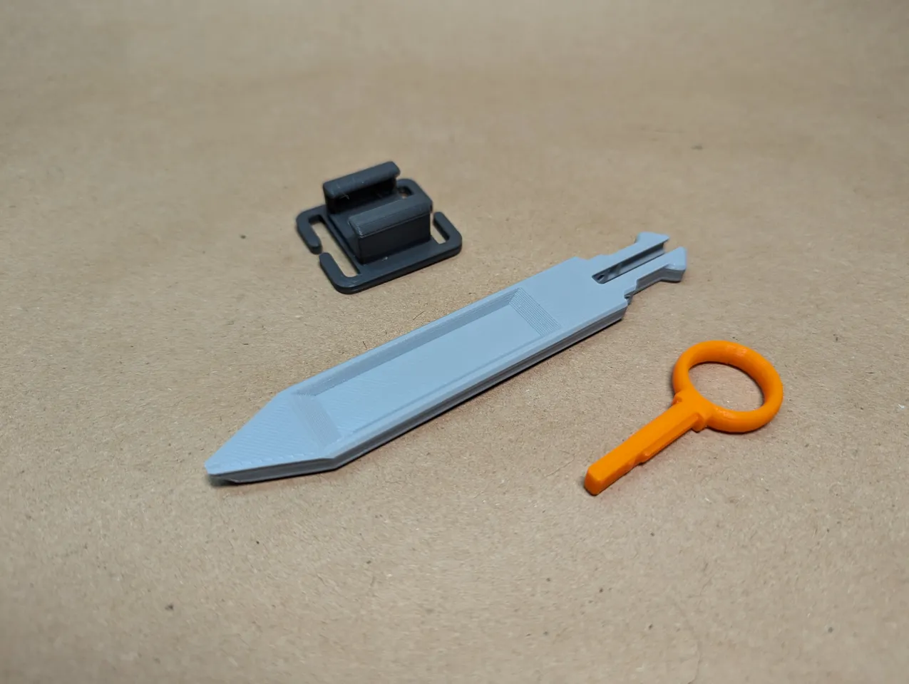 QUICK-CLIP : Simple Pry Bar by Taylor | Download free STL model ...