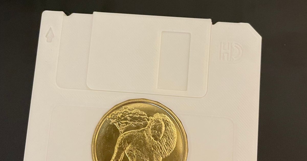 Floppy Disk Memory Coin Holder by Technology Overhaul | Download free ...