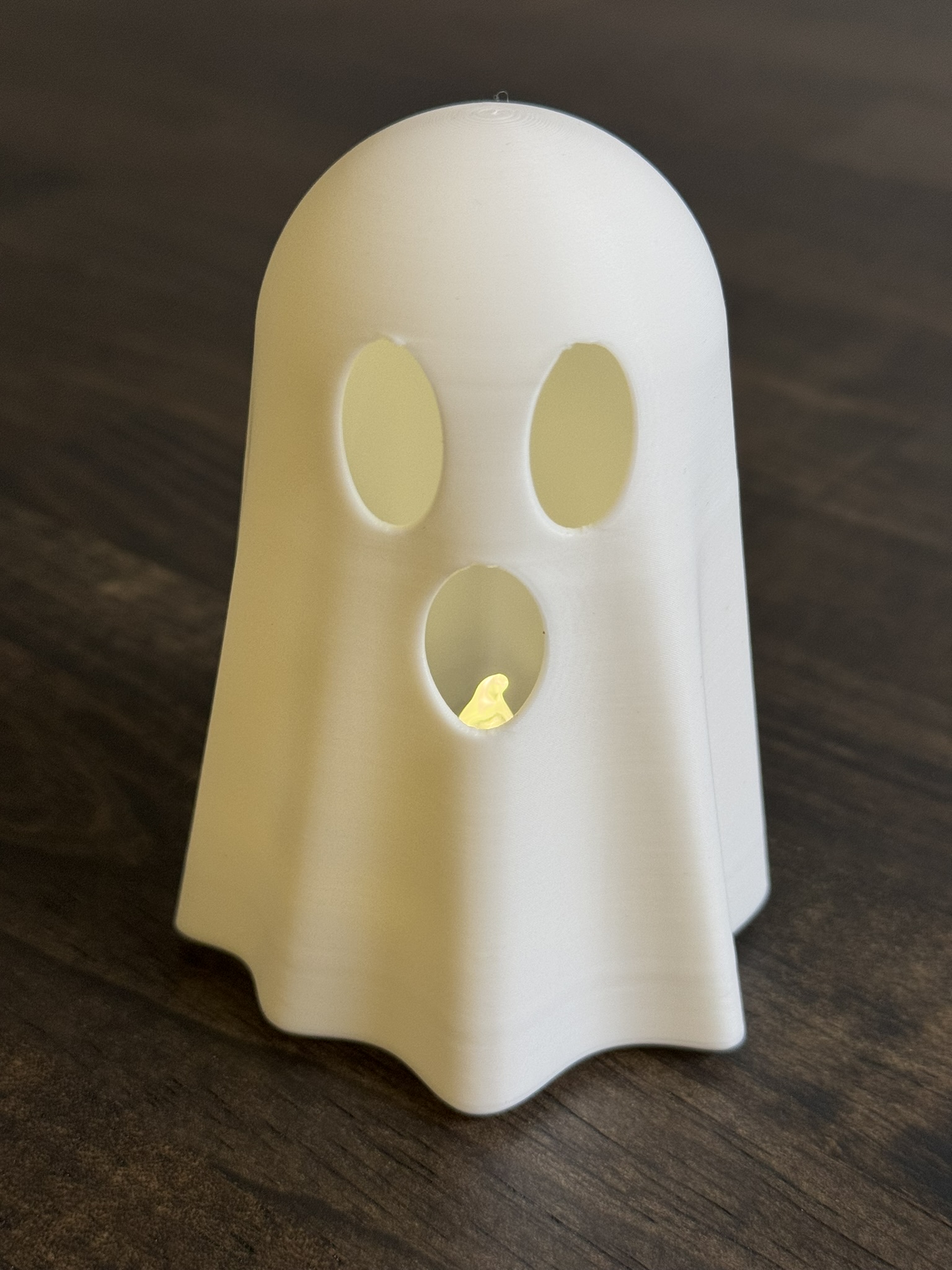 Glowing Ghosts Tea Light Plug by mumbles | Download free STL model ...