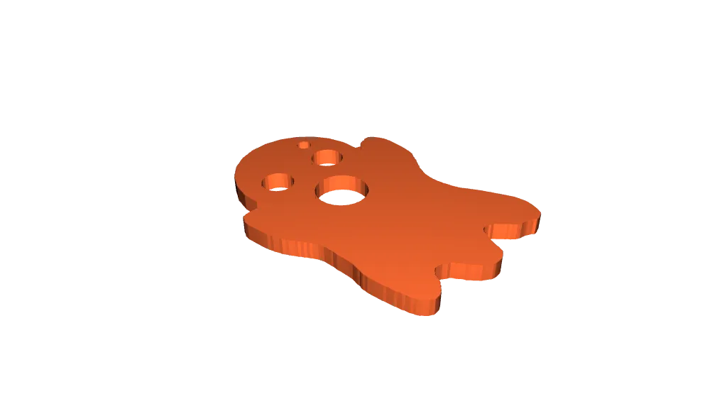 Ghost Keychain! by OReegamiYT | Download free STL model | Printables.com