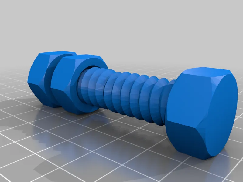 Nut & bolt Fidget Toy by Ranger6 | Download free STL model | Printables.com
