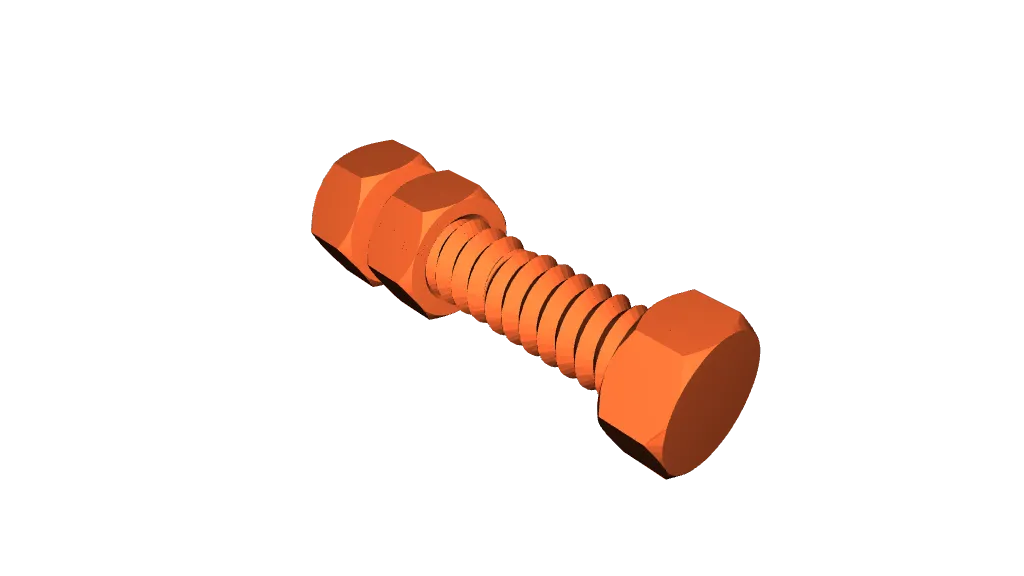 Nut & bolt Fidget Toy by Ranger6 | Download free STL model | Printables.com
