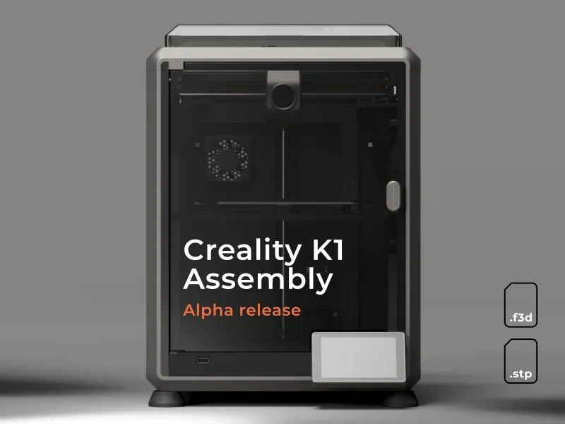 Creality K1 CoreXY Motion Assembly CAD by Henlor | Download free STL ...
