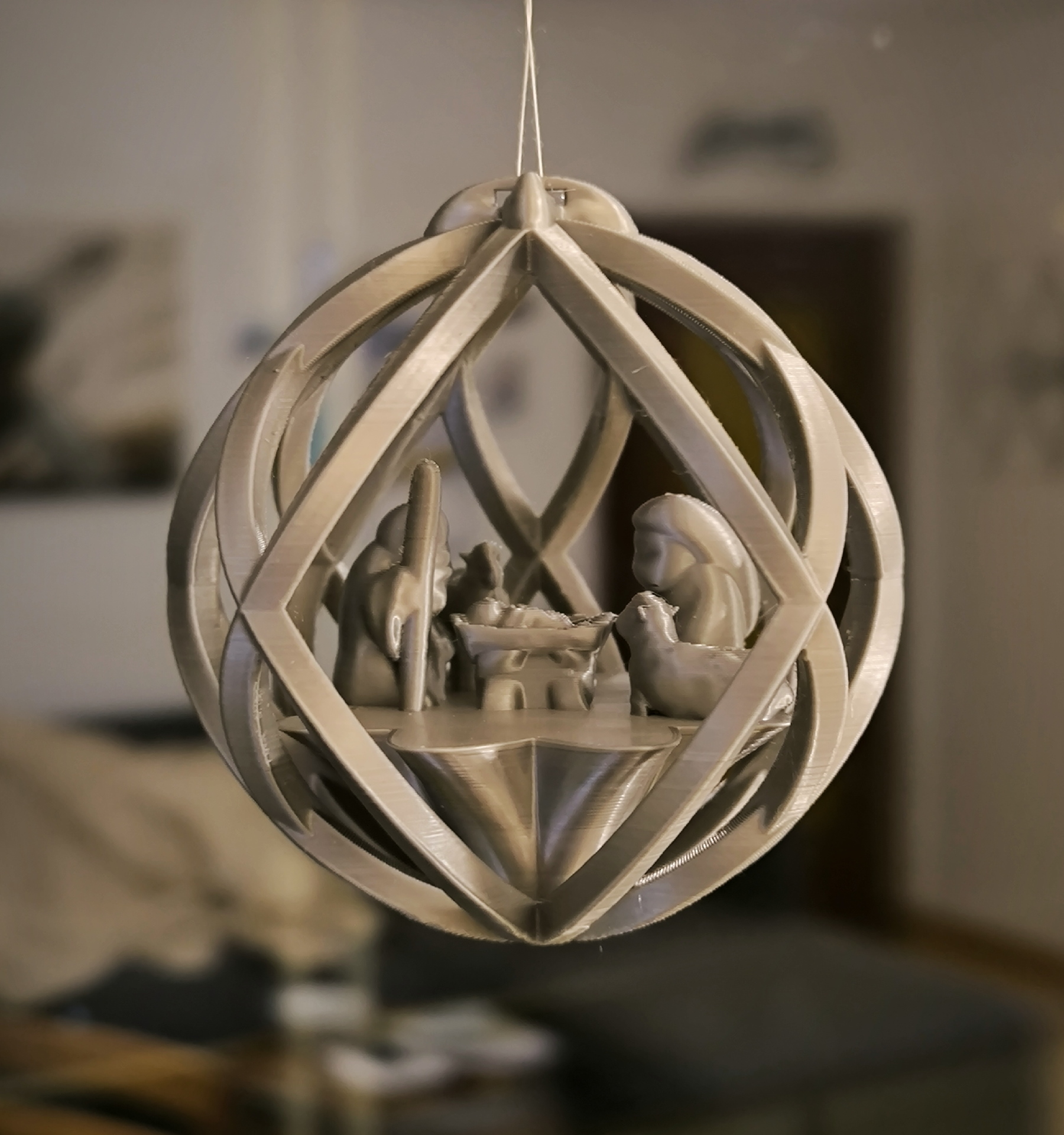 Nativity Christmas Ornament by BastelBodo | Download free STL model ...